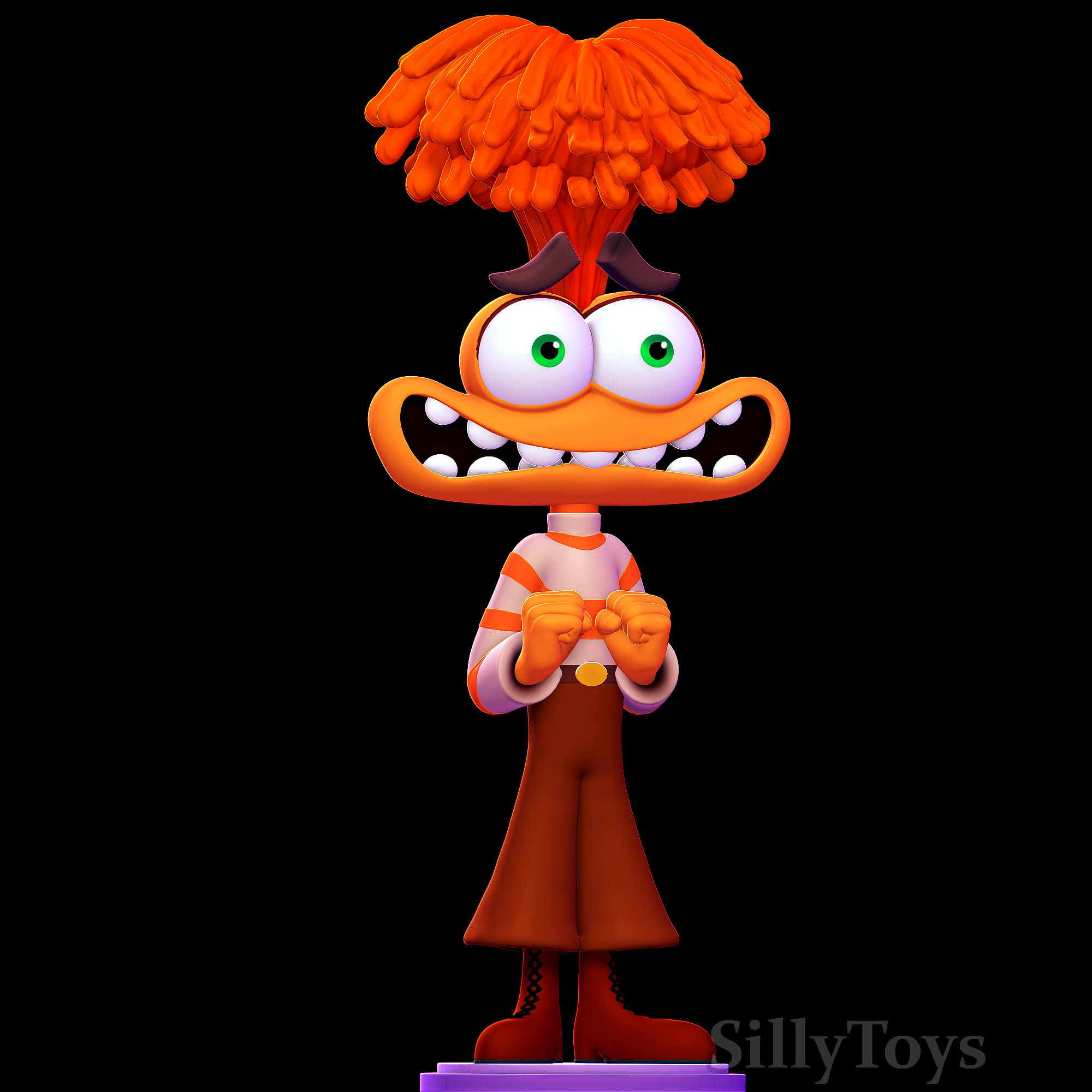 Anxiety - Inside Out 2 3D Model by SillyToys