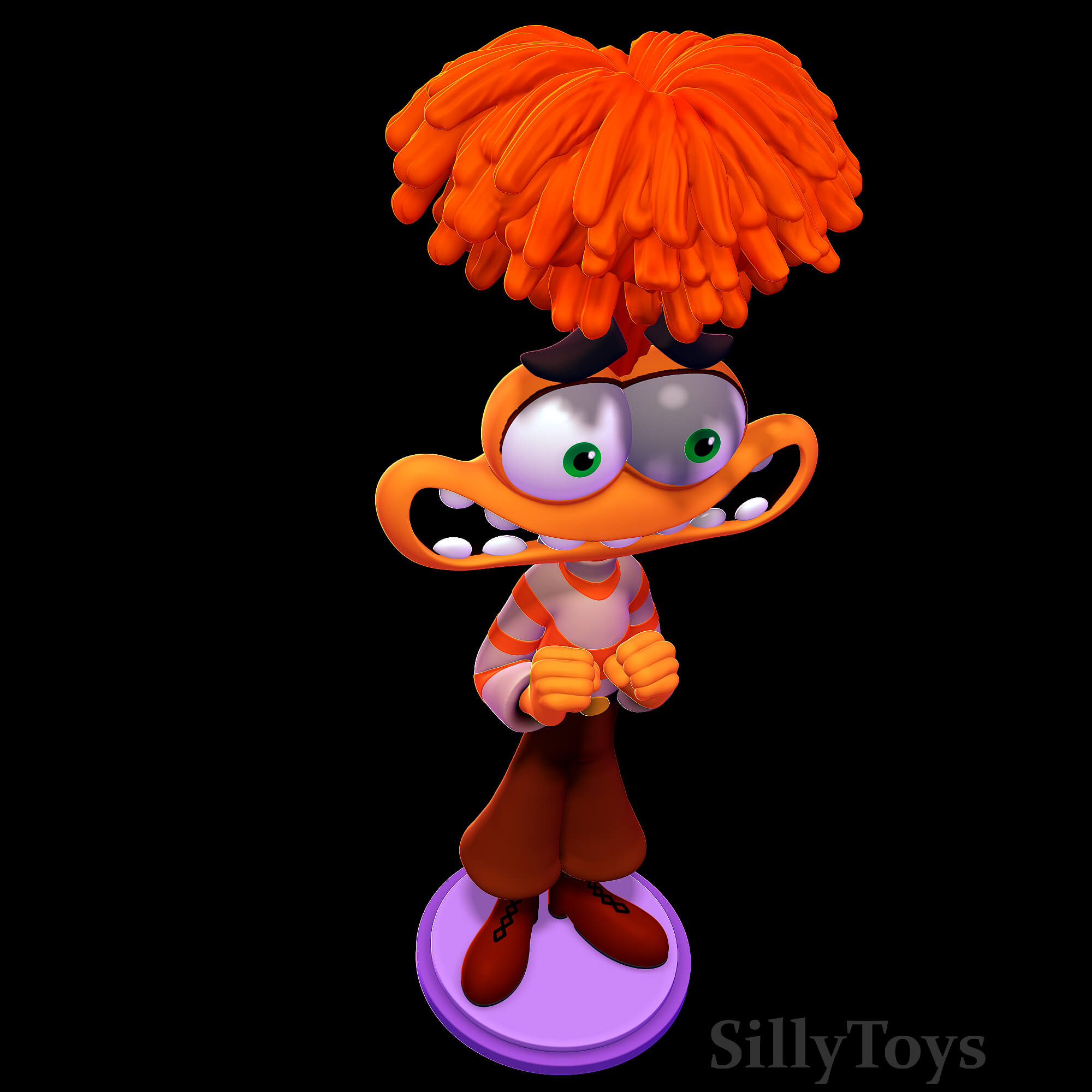 Anxiety - Inside Out 2 3D Model by SillyToys