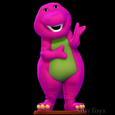 Barney the Dinosaur - 3D Model by SillyToys