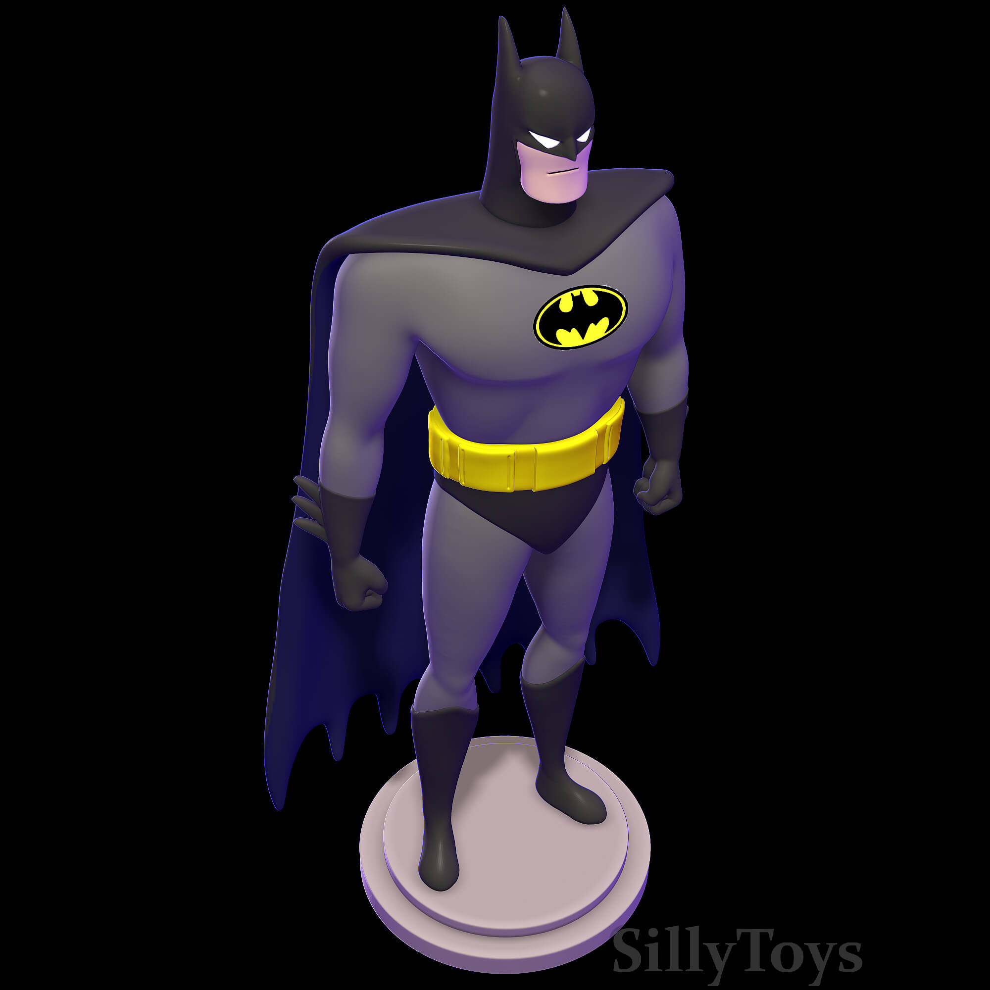 Batman - Batman Animated Series 3D Model by SillyToys