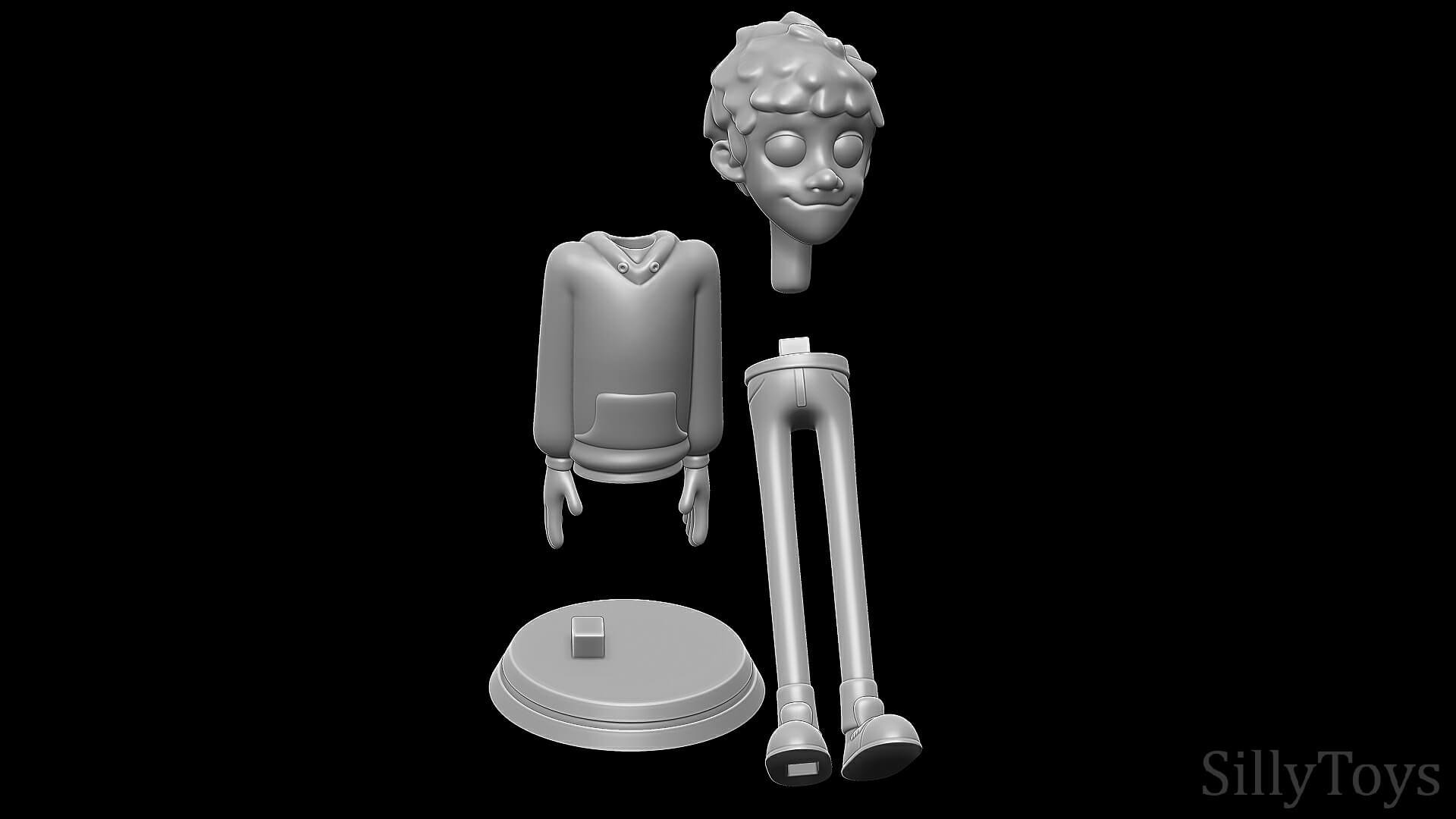 Ben - Dragon Rider 3D Model by SillyToys