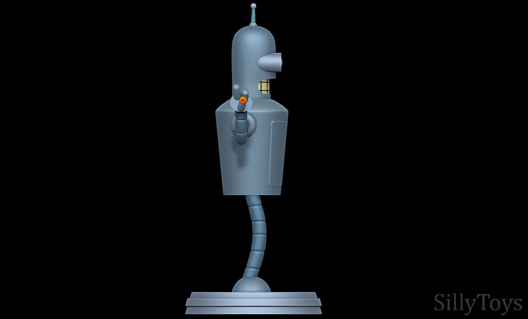 Bender Bending Rodriguez - 3D Model by SillyToys