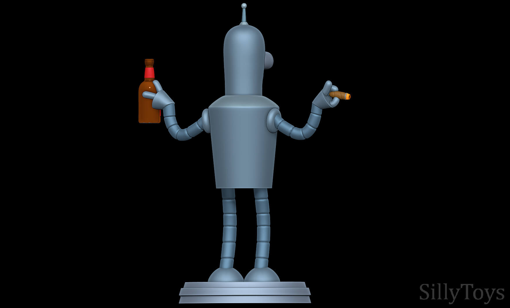 Bender Bending Rodriguez - 3D Model by SillyToys