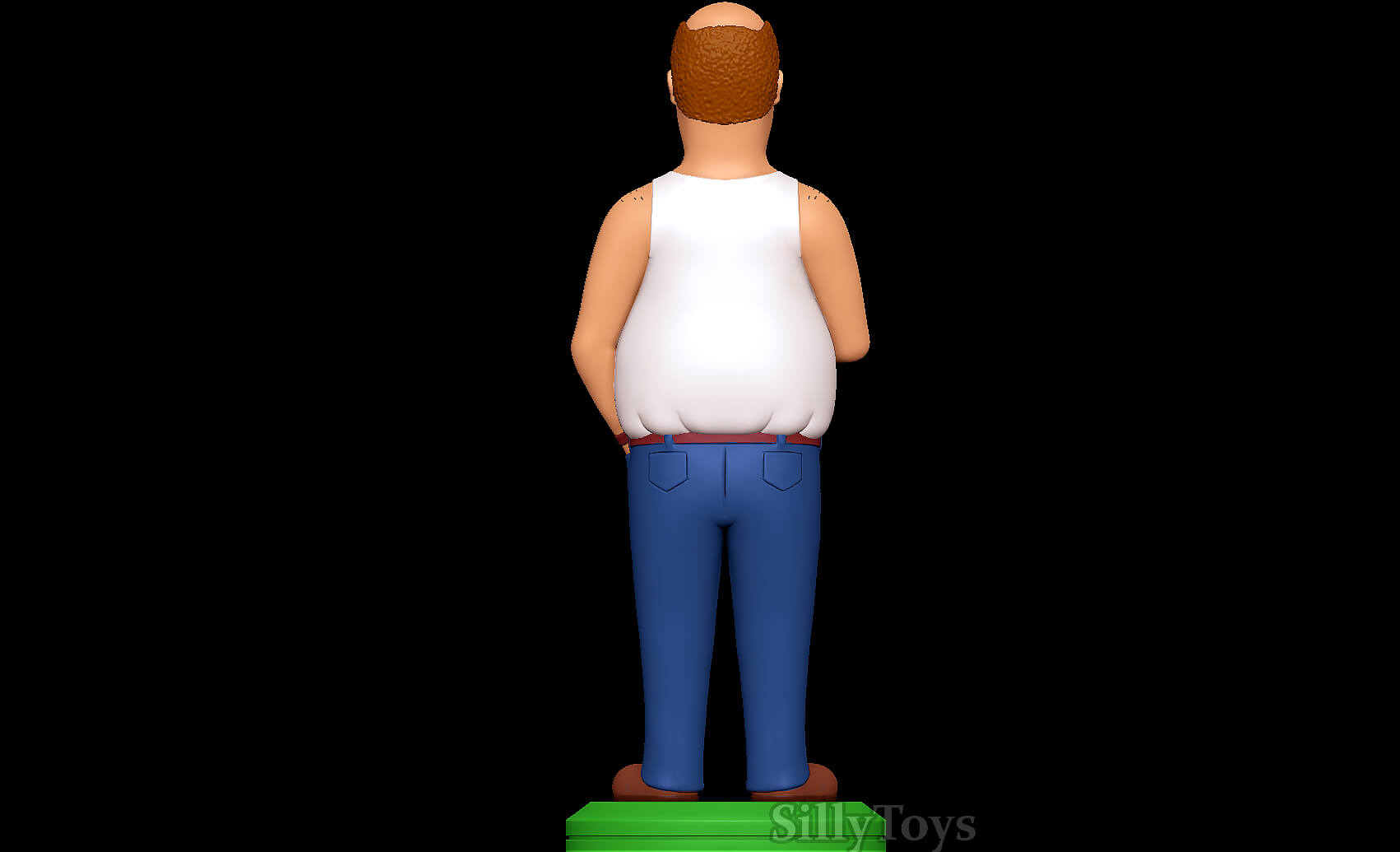Bill Dauterive - King of The Hill 3D Print Model by SillyToys