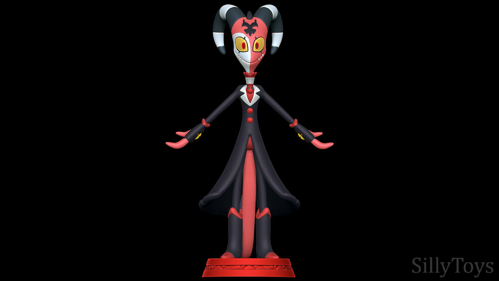 Blitzo - Helluva Boss 3D Model by SillyToys