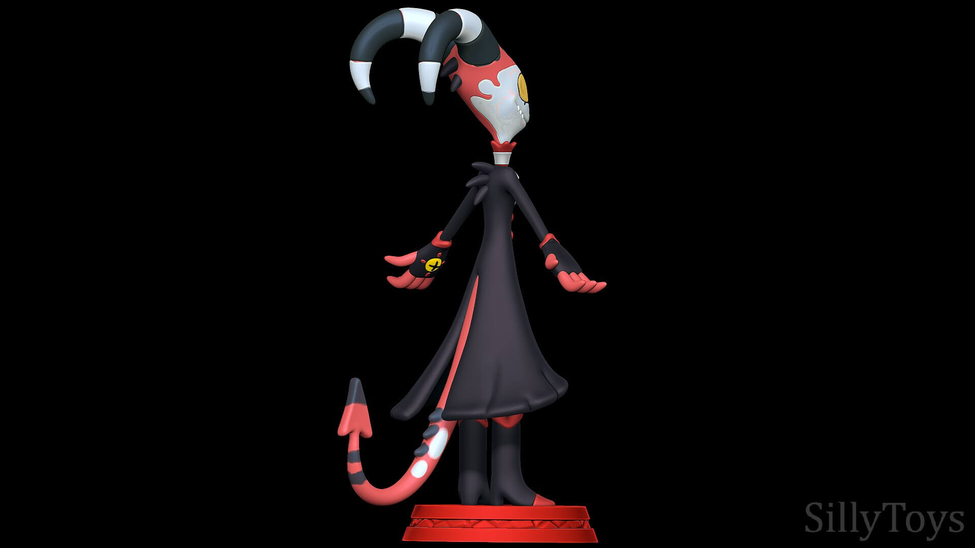 Blitzo - Helluva Boss 3D Model by SillyToys