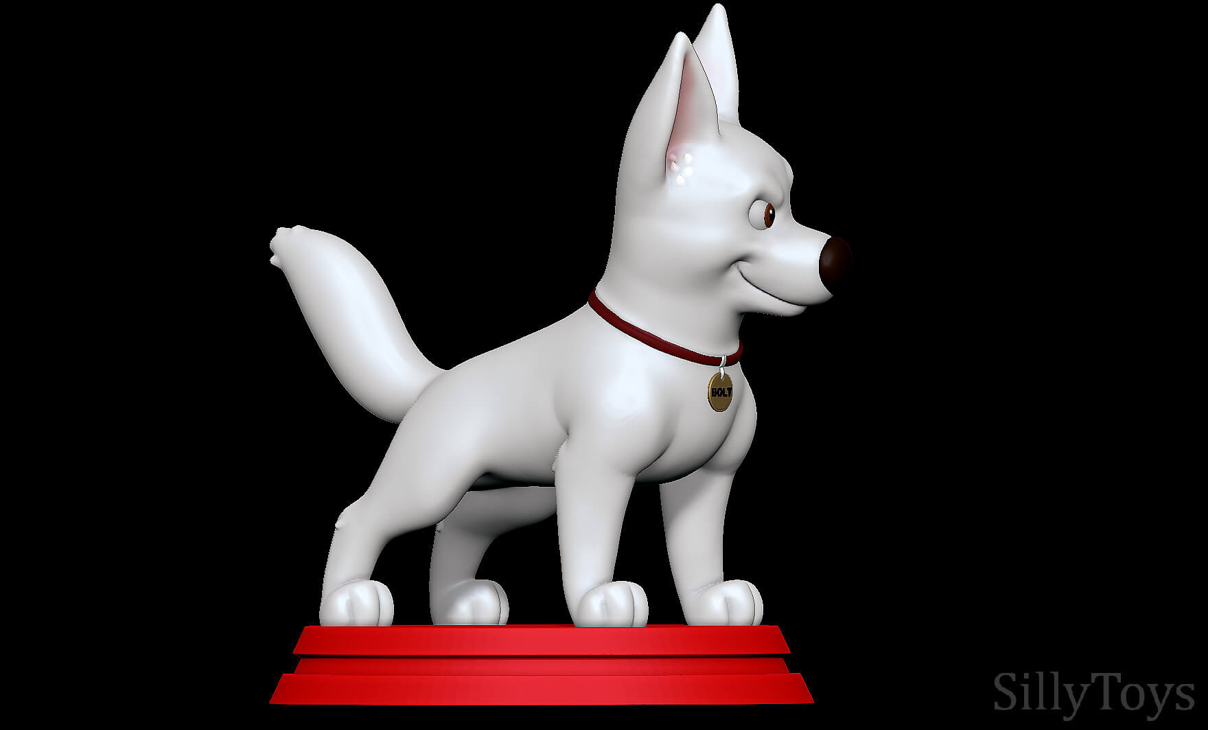Bolt - Disney 3D Model by SillyToys