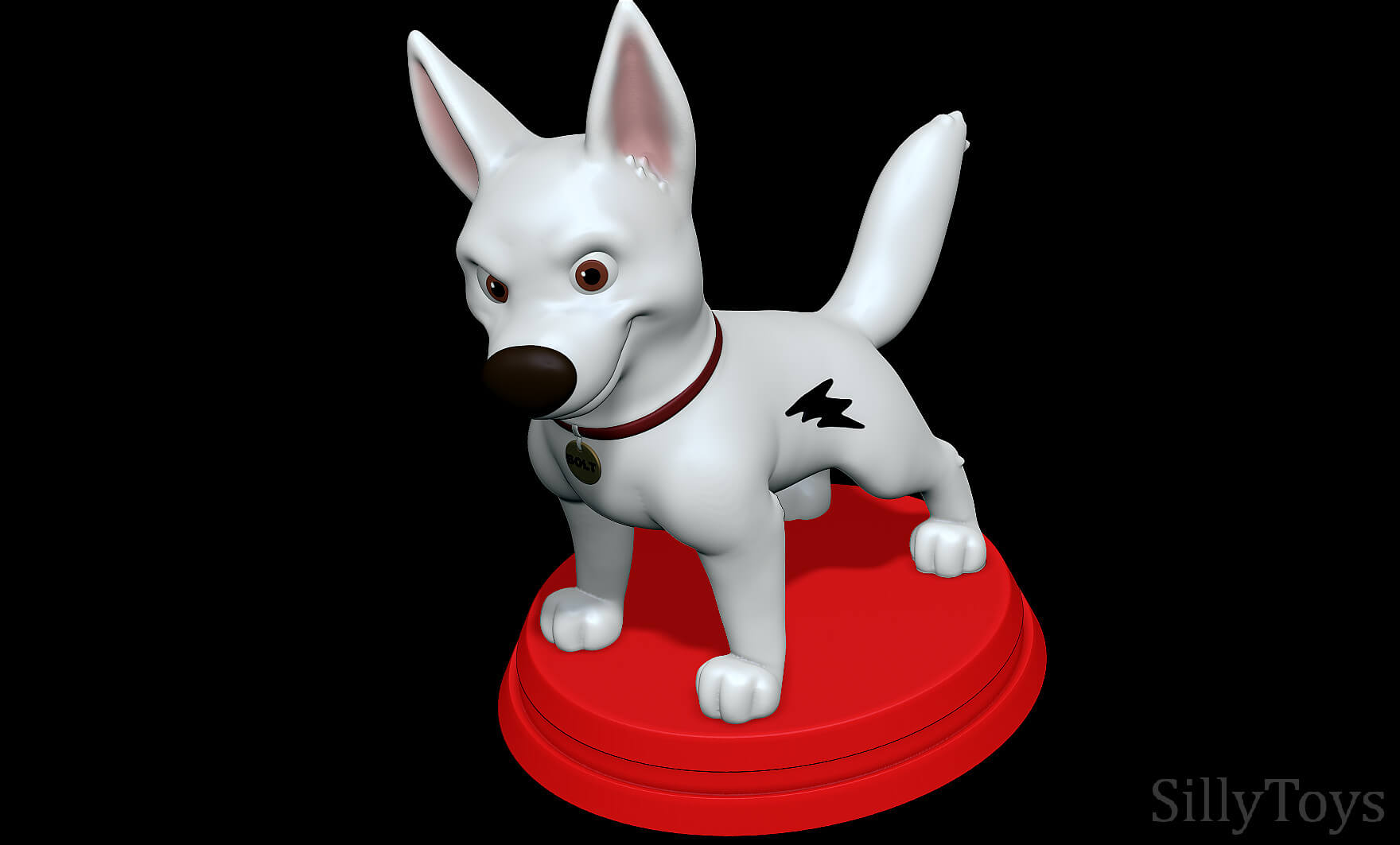 Bolt - Disney 3D Model by SillyToys