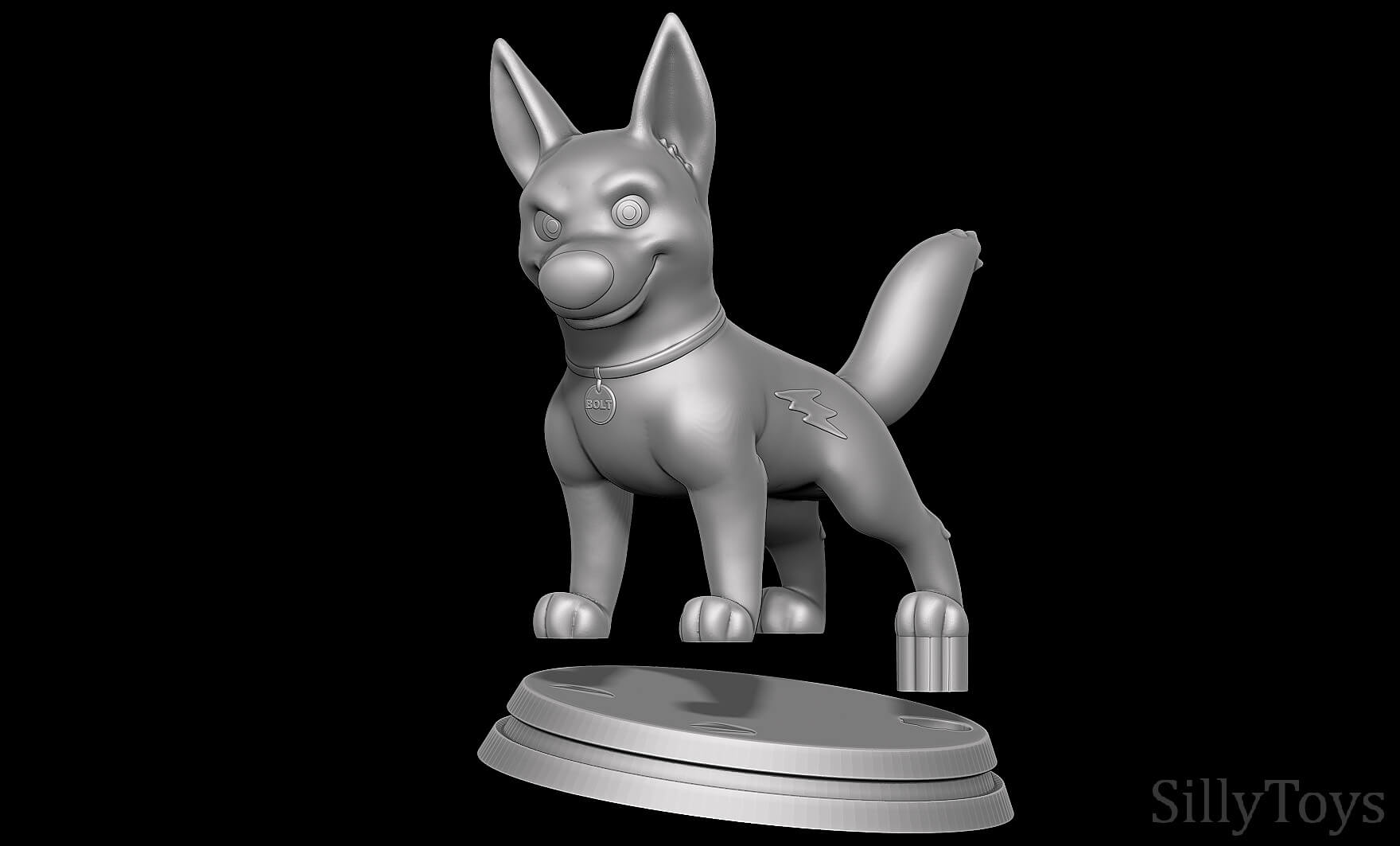 Bolt - Disney 3D Model by SillyToys