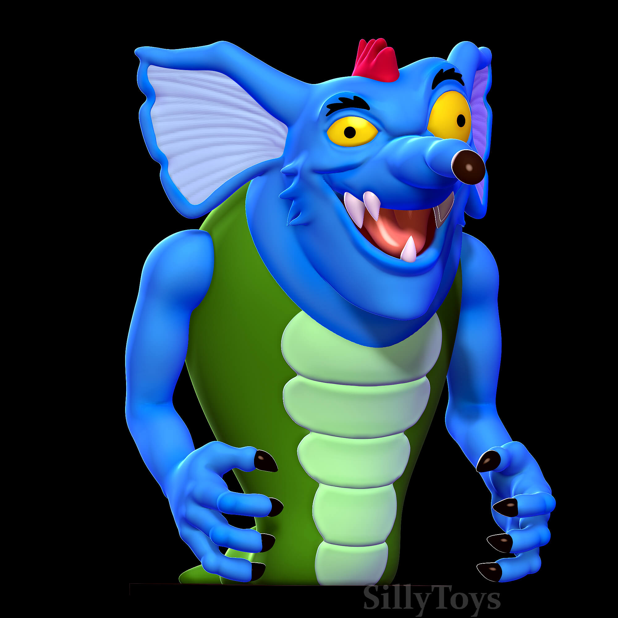 Brat-A-Rat - Filmation's Ghostbusters 3D Model by SillyToys