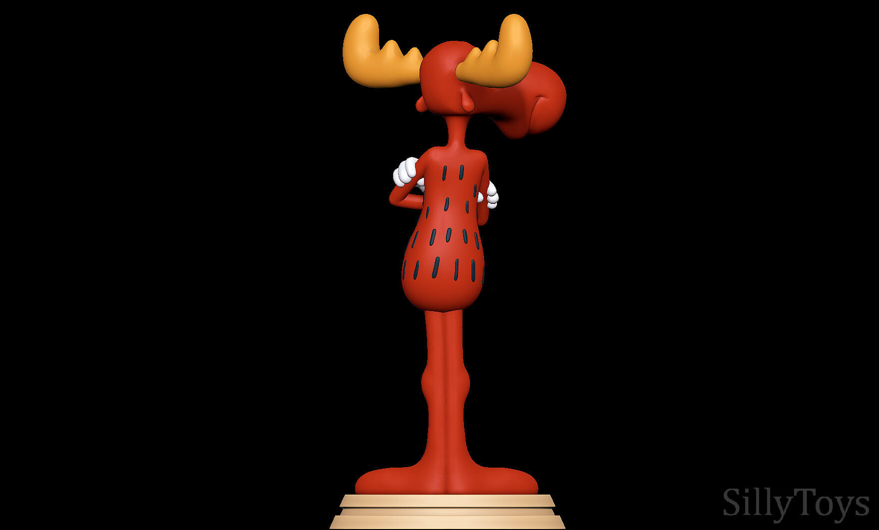 Bullwinkle J. Moose - 3D Print Model by SillyToys