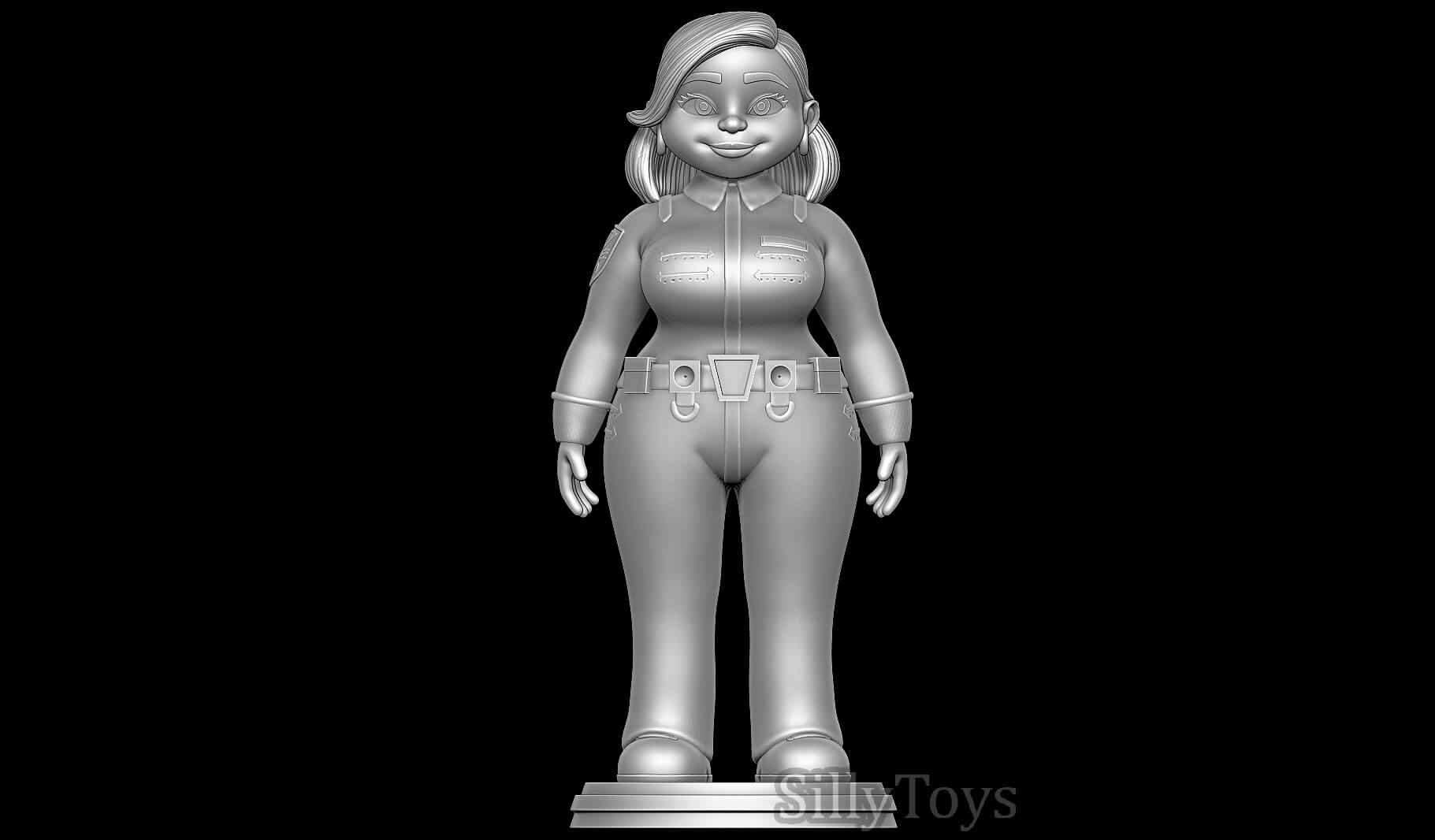 Carla Gonzalez - 3D Model by SillyToys