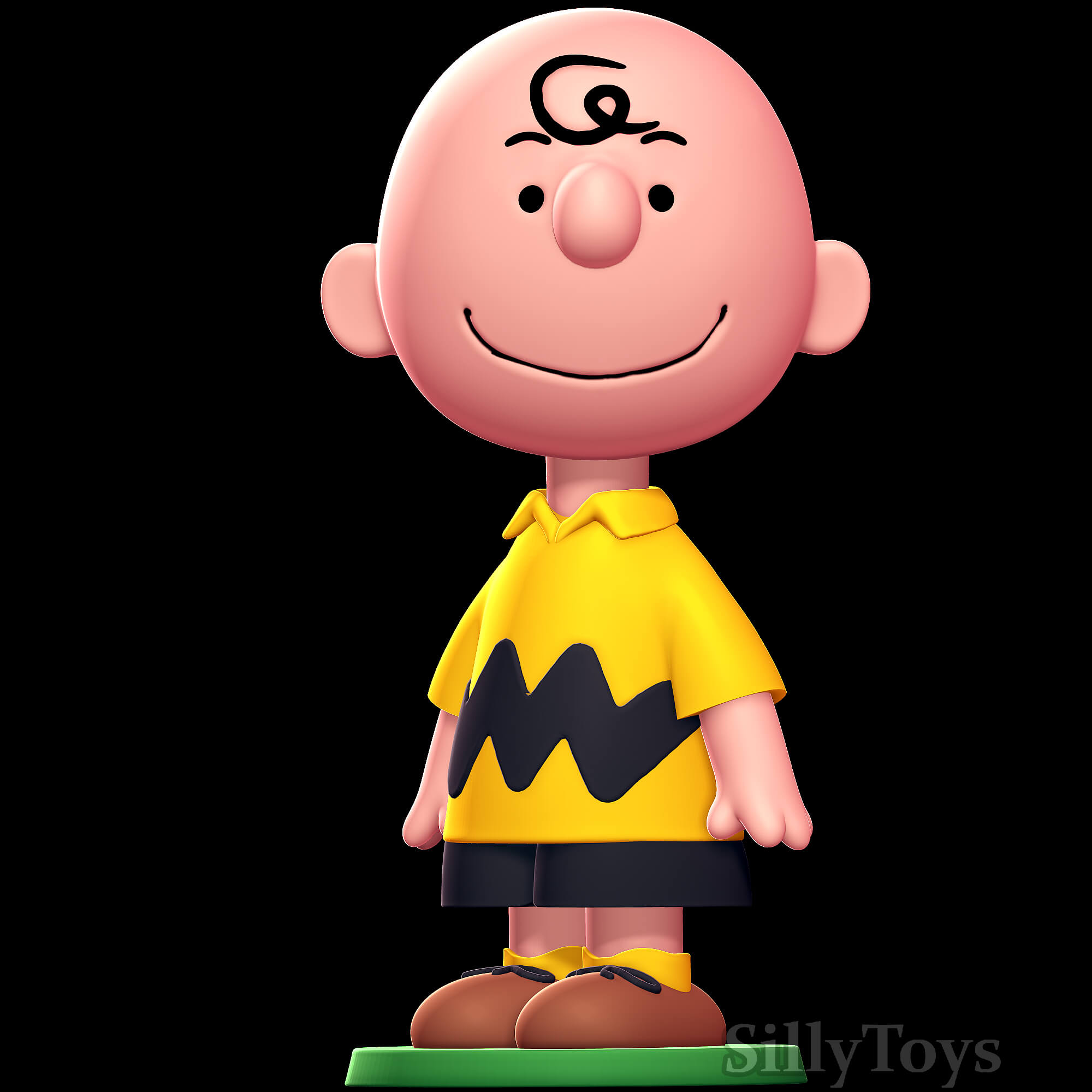 Charlie Brown - Peanuts 3D Model by SillyToys