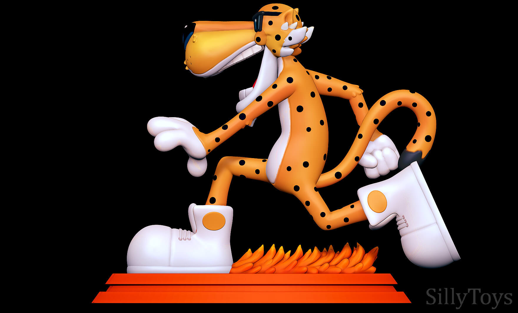 Chester Cheetah - Cheetos 3D Model by SillyToys