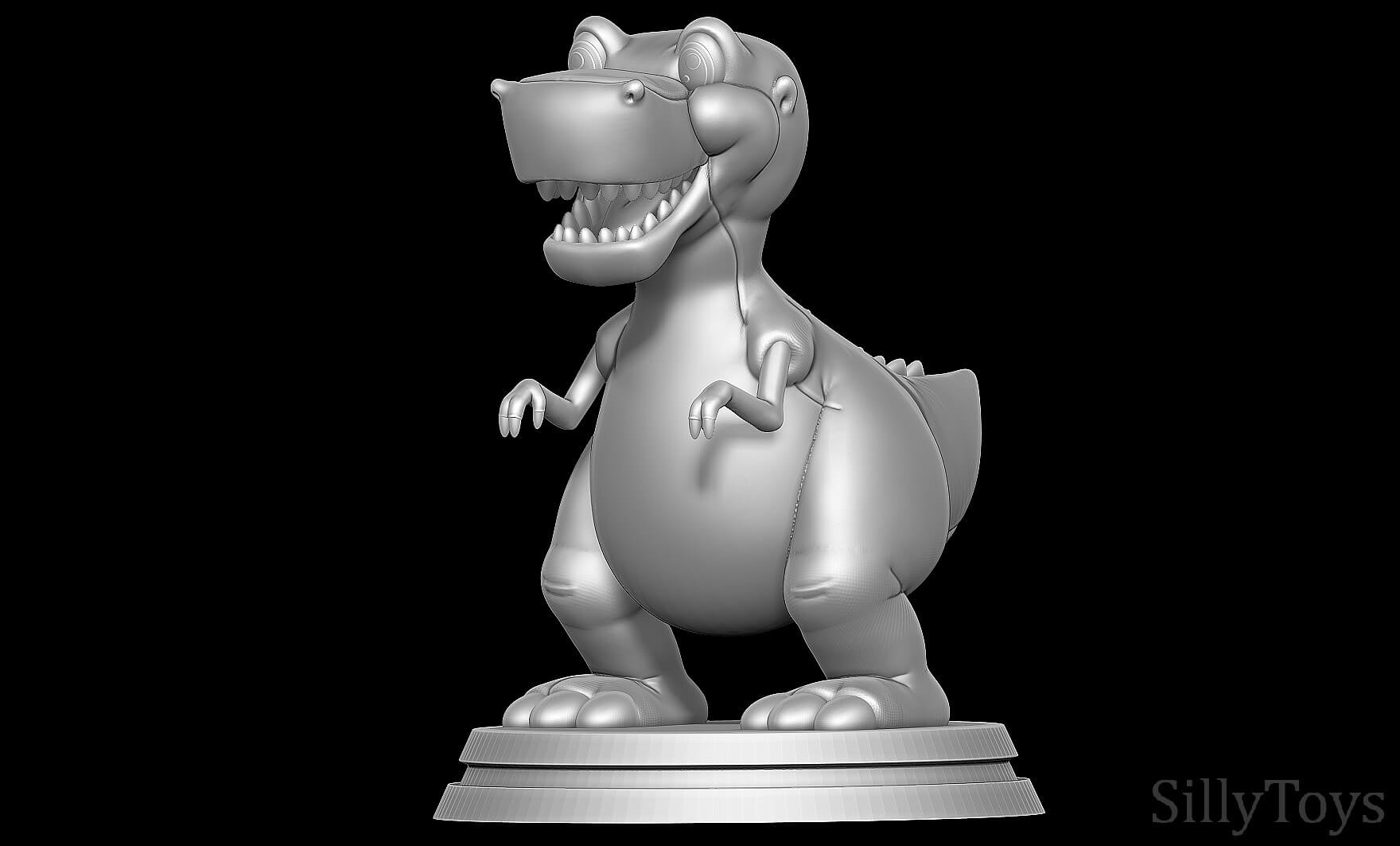 Chomper - The Land Before Time 3D Model by SillyToys