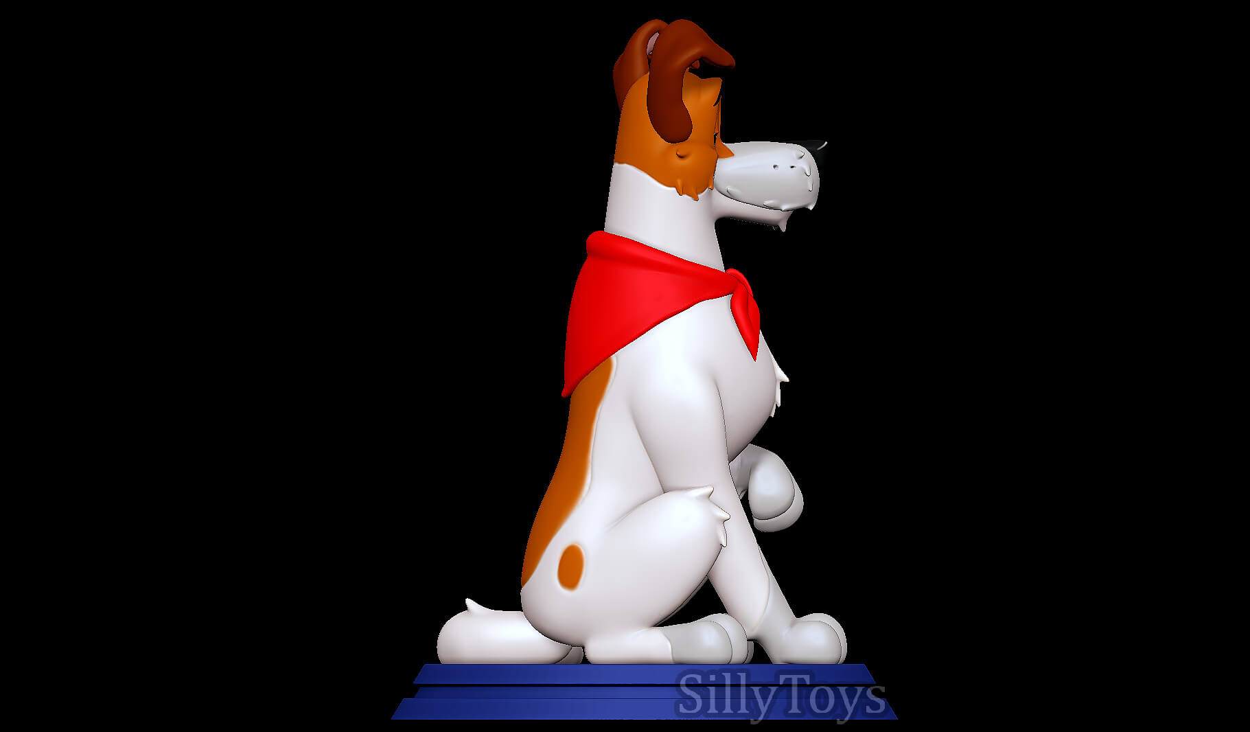 Dodger - Oliver and Company 3D Model by SillyToys
