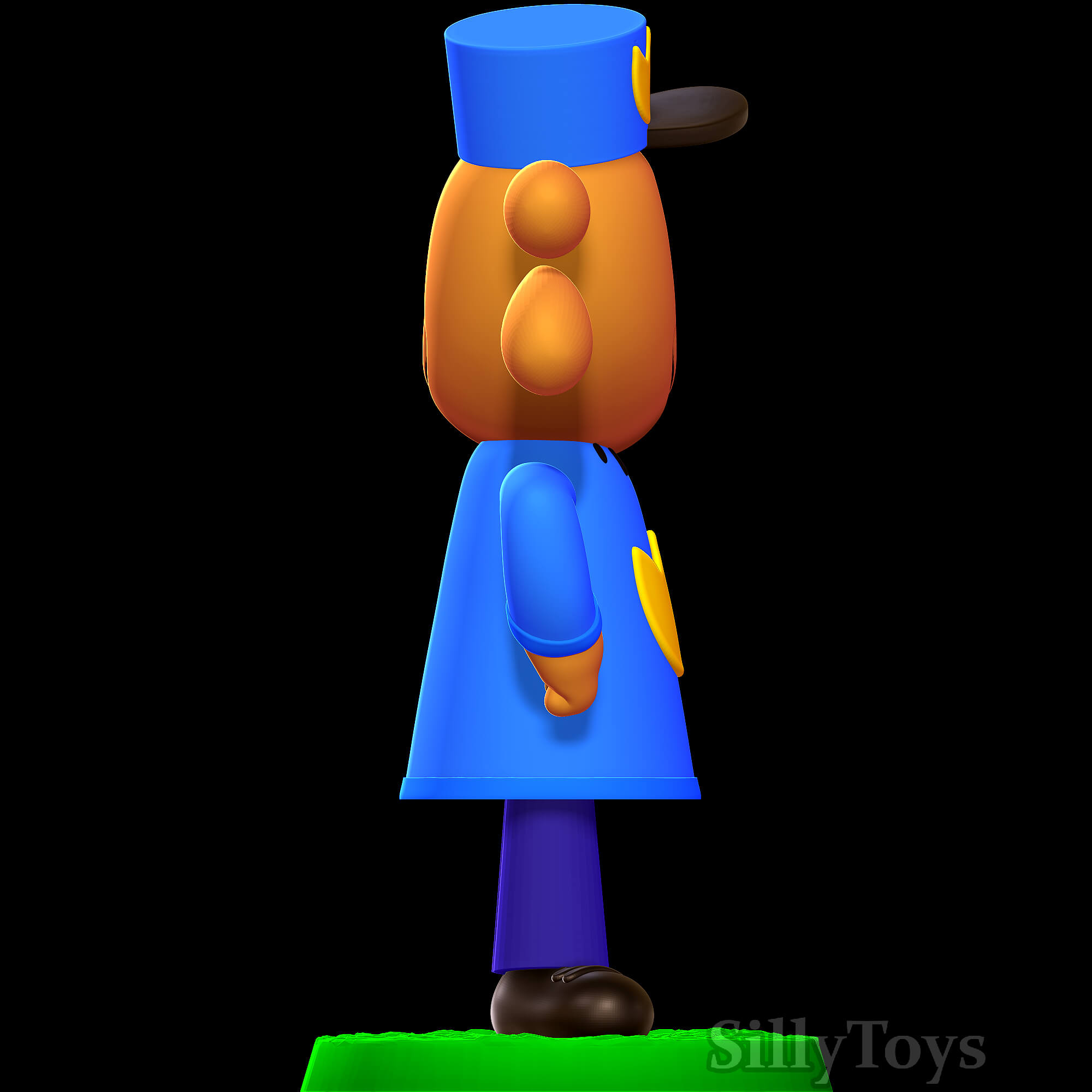 Dog Man - DreamWorks 3D Model by SillyToys