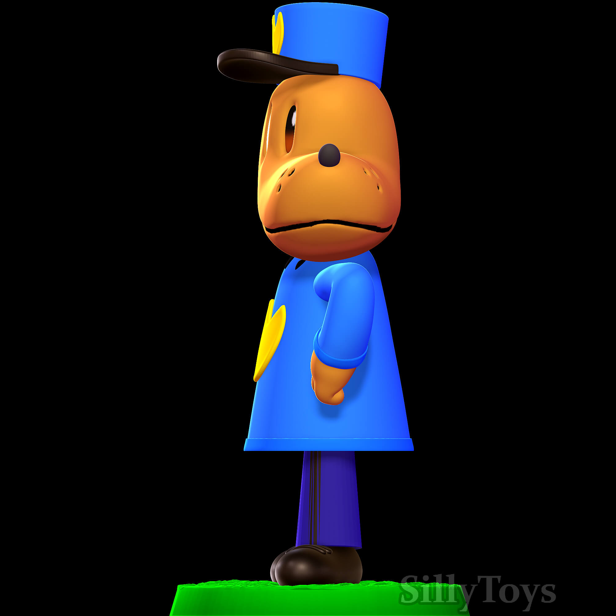 Dog Man - DreamWorks 3D Model by SillyToys