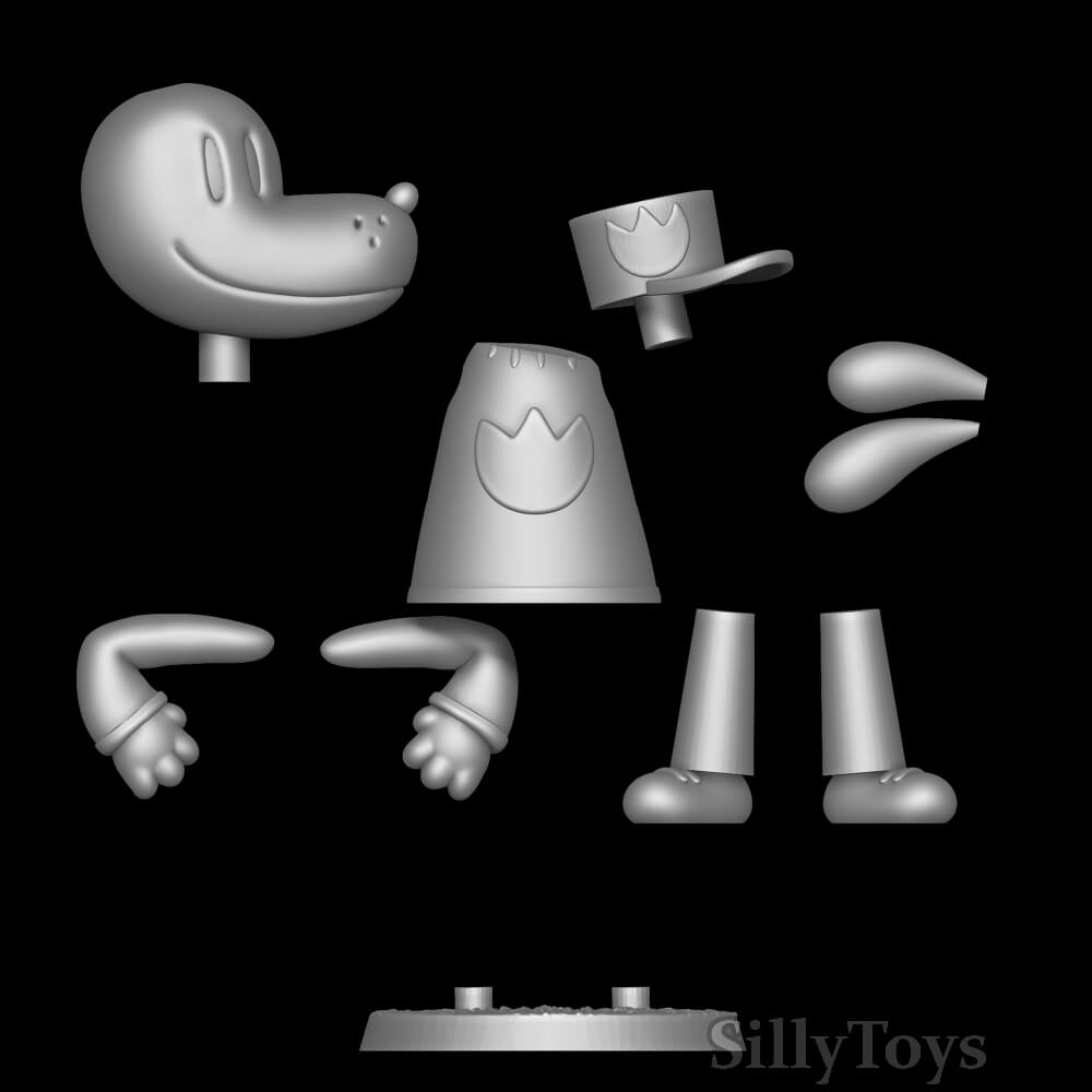 Dog Man - DreamWorks 3D Model by SillyToys