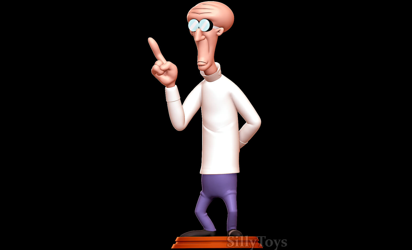 Dr. Scratchansniff - Animaniacs 3D Model by SillyToys