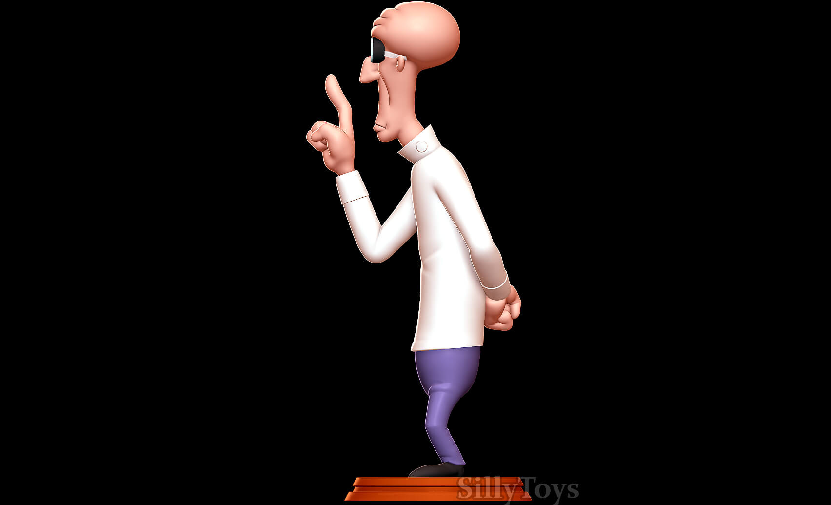 Dr. Scratchansniff - Animaniacs 3D Model by SillyToys