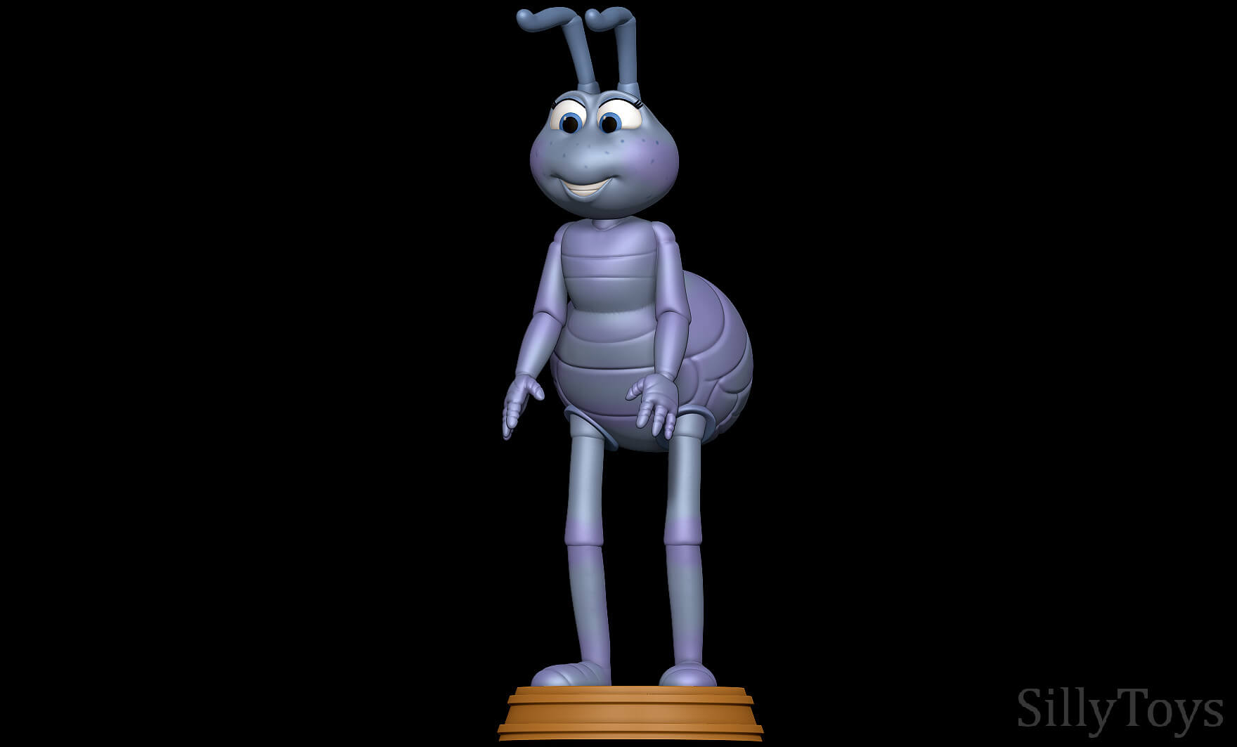 Dra. Flora - a Bug's Life 3D Model by SillyToys