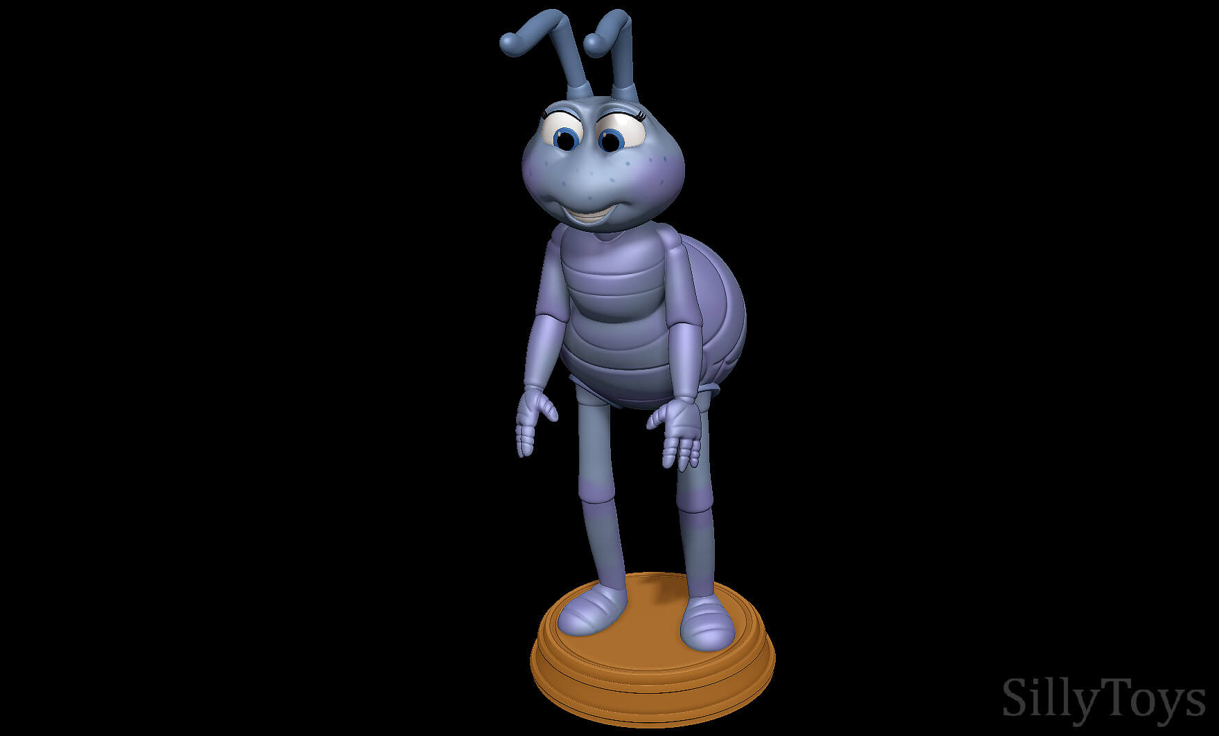 Dra. Flora - a Bug's Life 3D Model by SillyToys