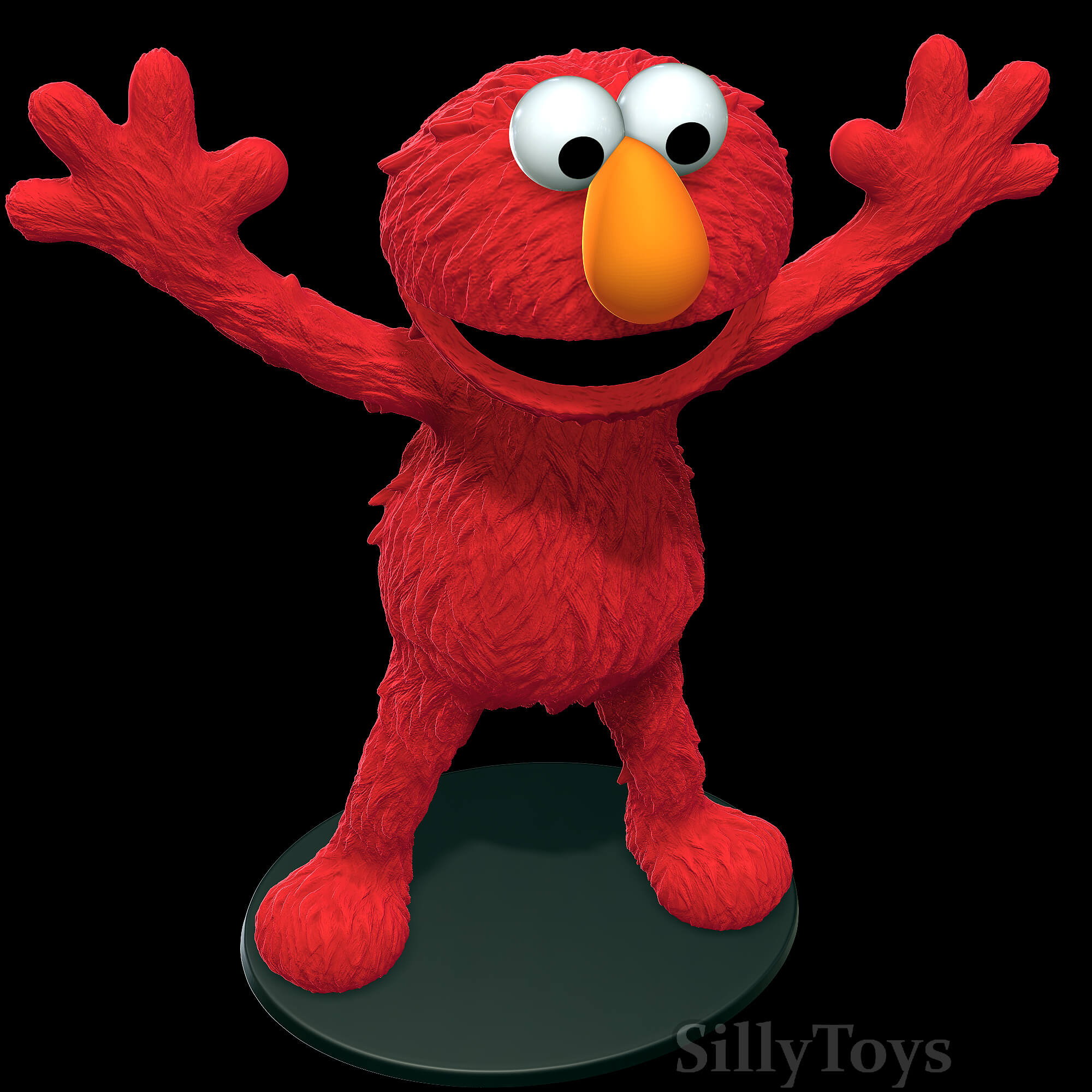 Elmo - Sesame Street 3D Model by SillyToys