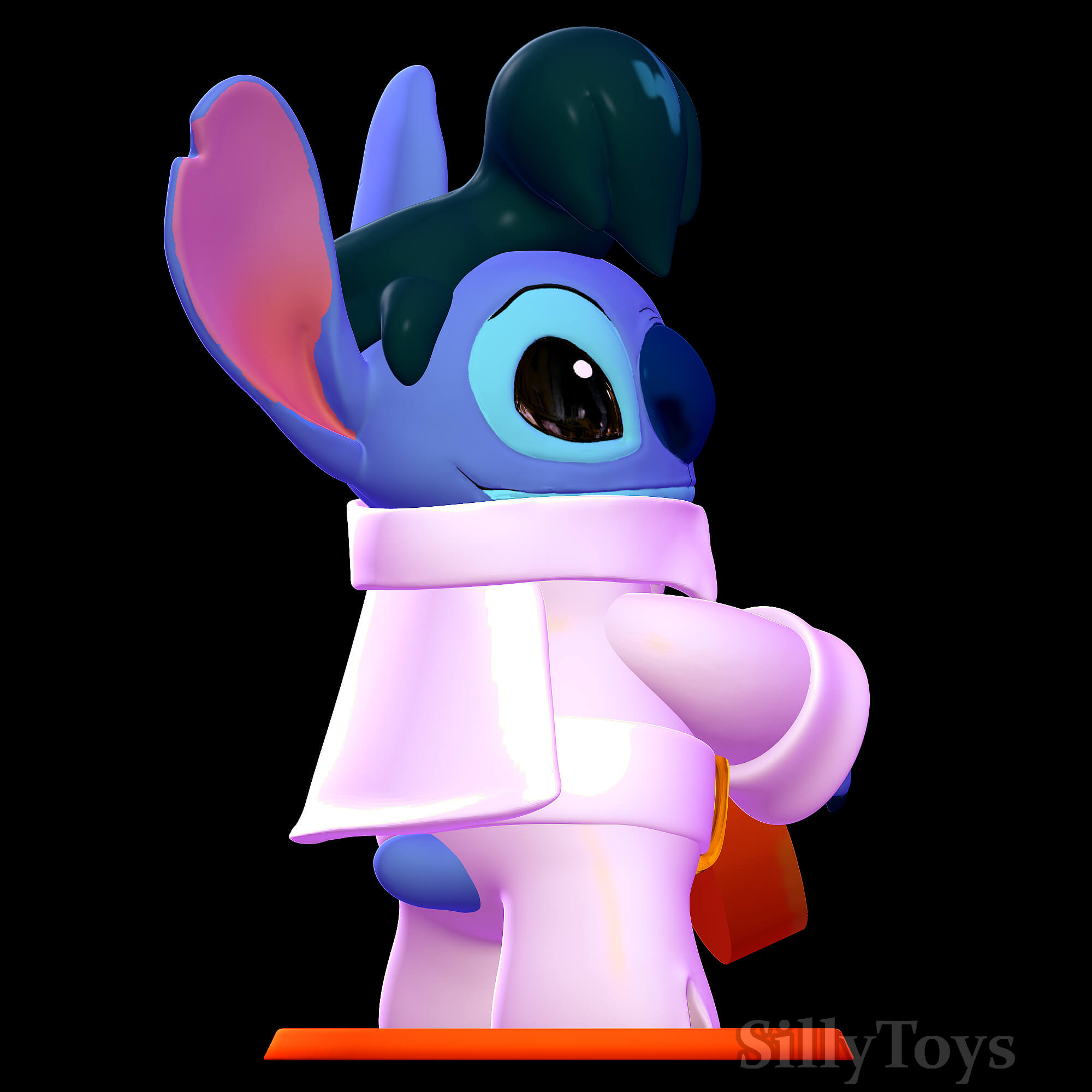 Elvis Stitch - Lilo and Stitch 3D Model by SillyToys