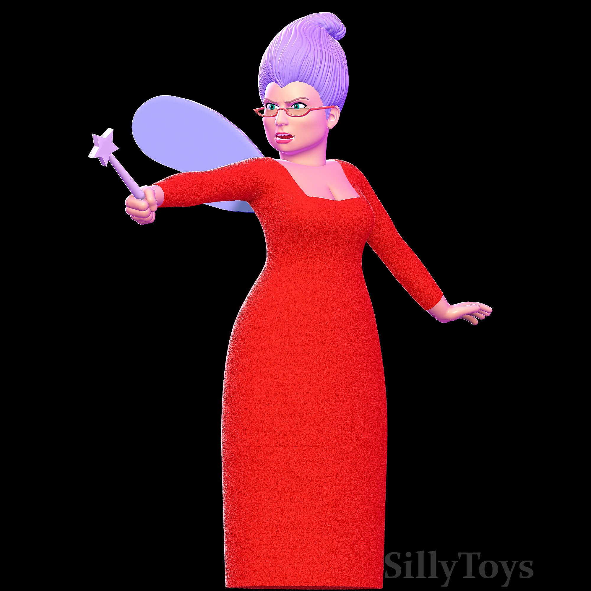 Fairy Godmother - Shrek 3D Model by SillyToys