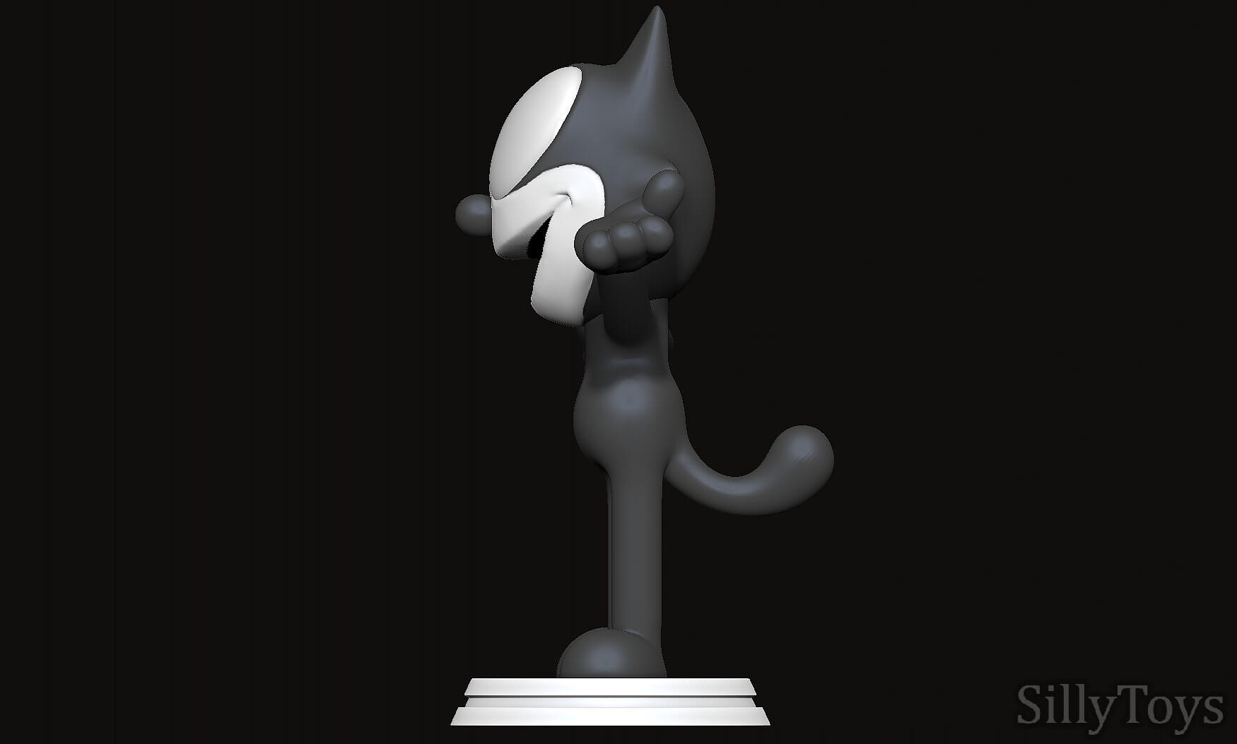 Felix The Cat - 3D Model by SillyToys