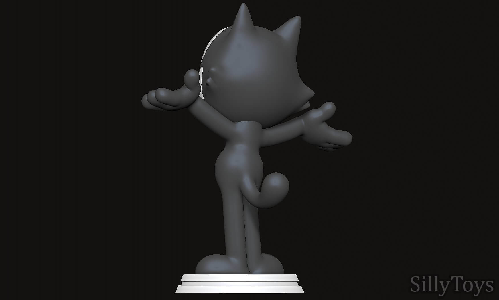 Felix The Cat - 3D Model by SillyToys