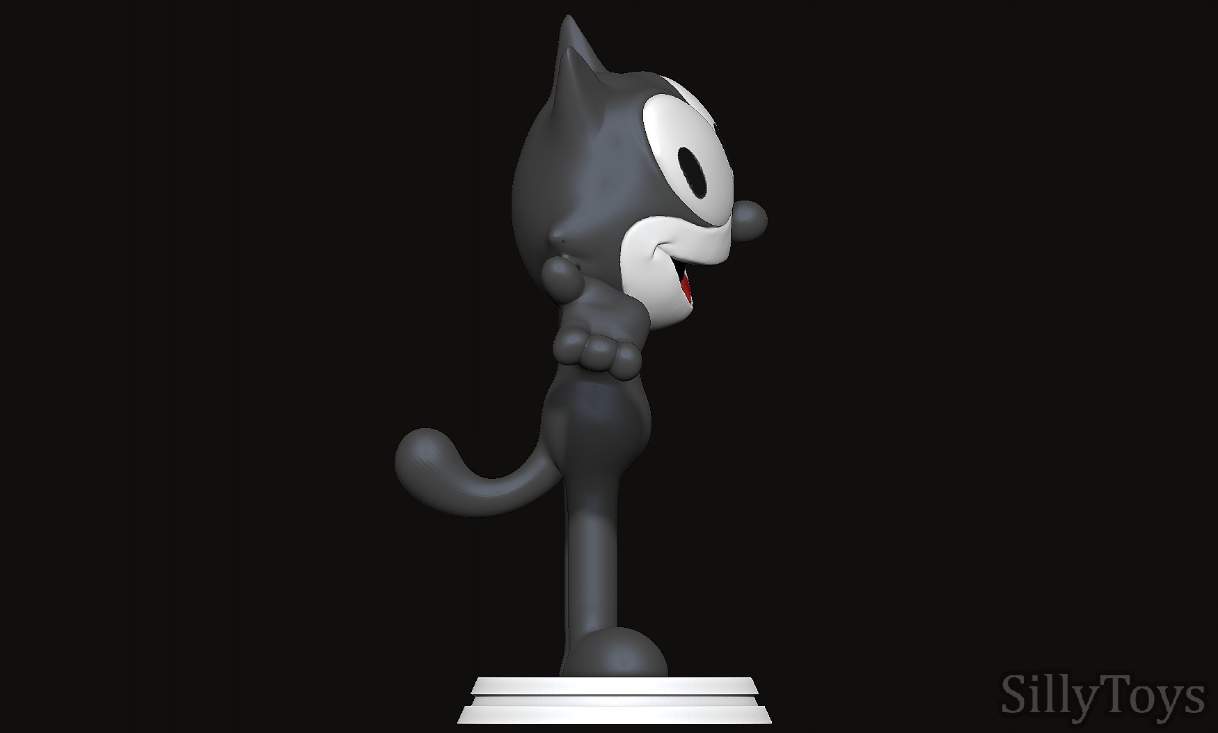 Felix The Cat - 3D Model by SillyToys