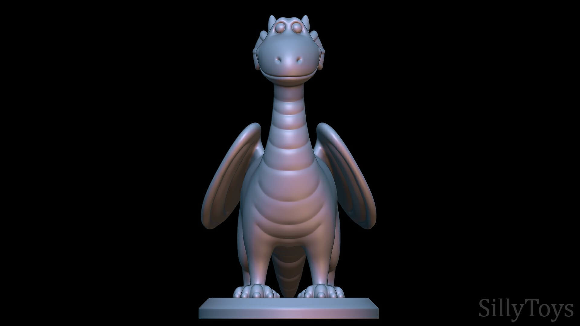 Firedrake - Dragon Rider 3D Model by SillyToys