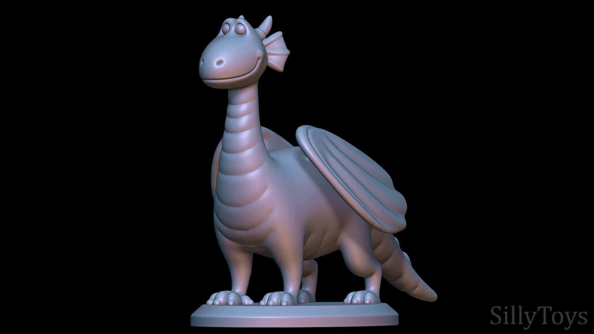 Firedrake - Dragon Rider 3D Model by SillyToys