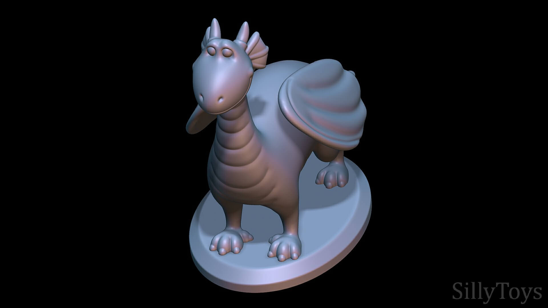 Firedrake - Dragon Rider 3D Model by SillyToys