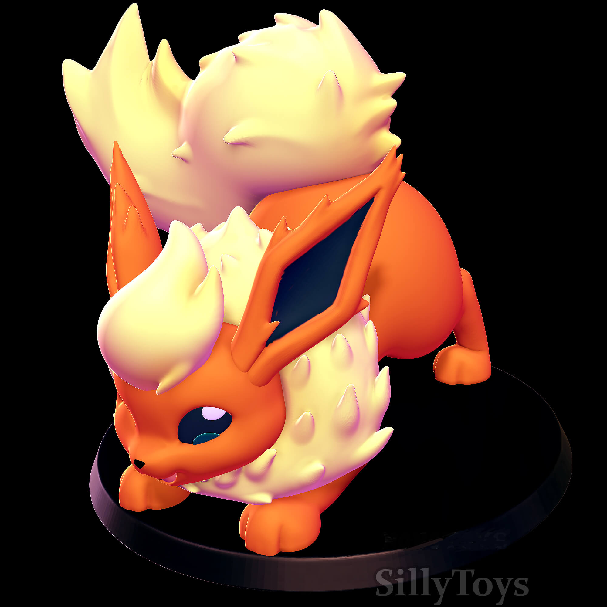 Flareon - Pokémon 3D Model by SillyToys