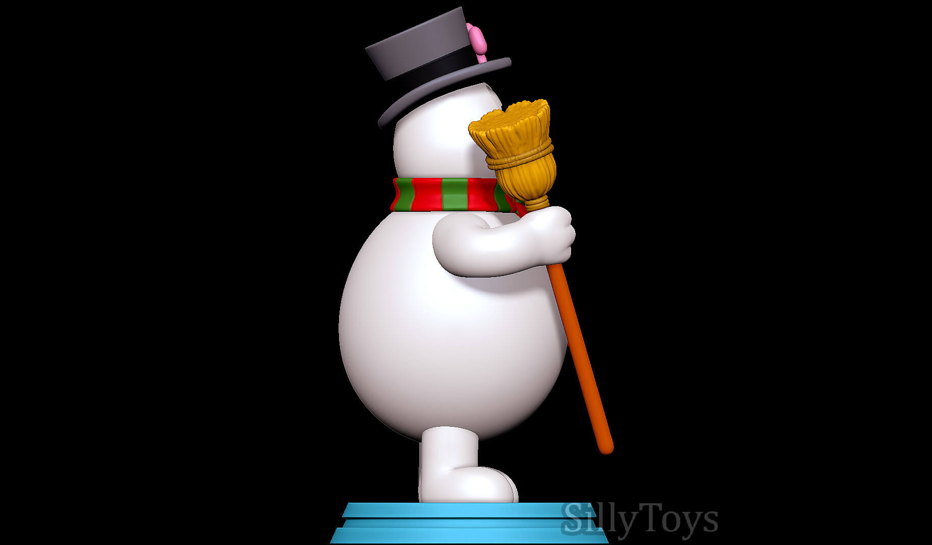 Frosty The Snowman - 3D Model by SillyToys