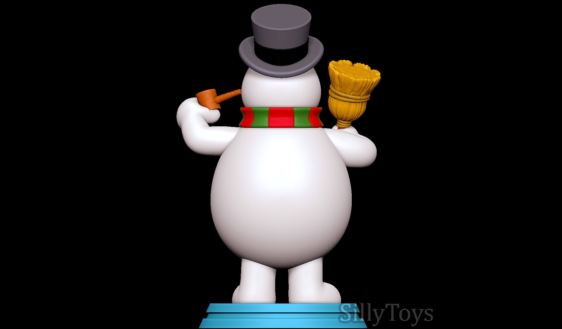 Frosty The Snowman - 3D Model by SillyToys