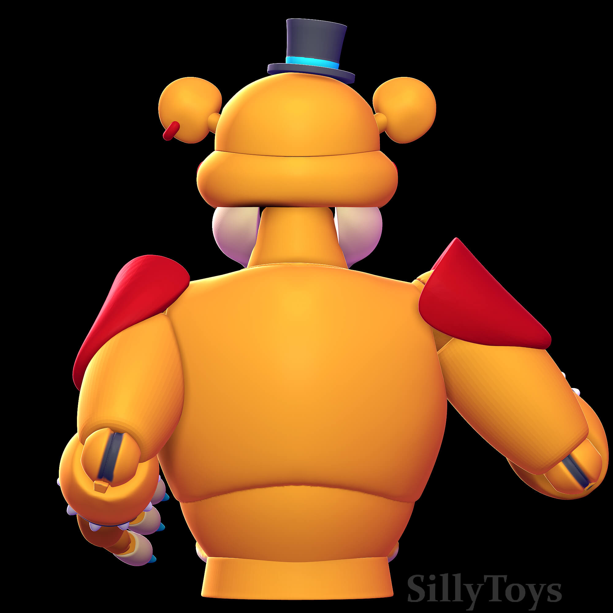 Glamrock Freddy Open Chest Bust - Five Nights at Freddy's SE 3D Model ...