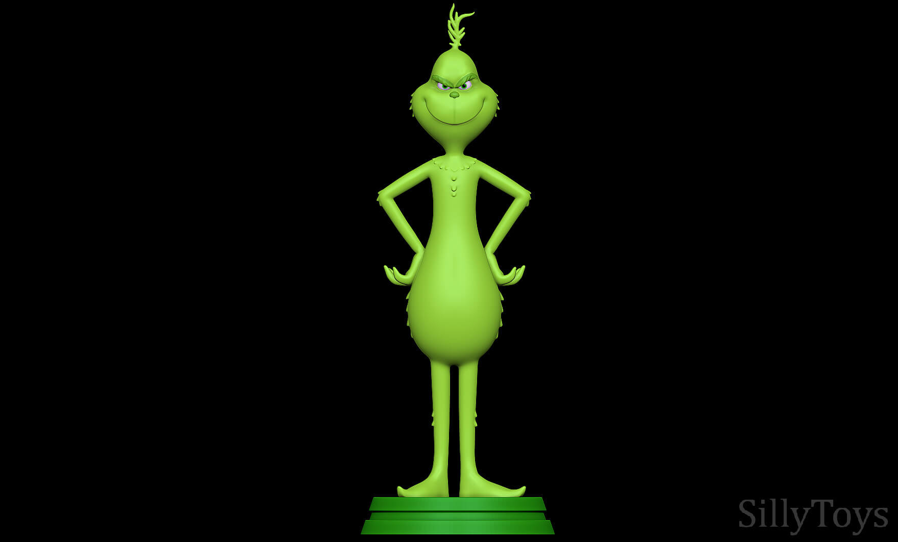 Grinch - 3D Model by SillyToys