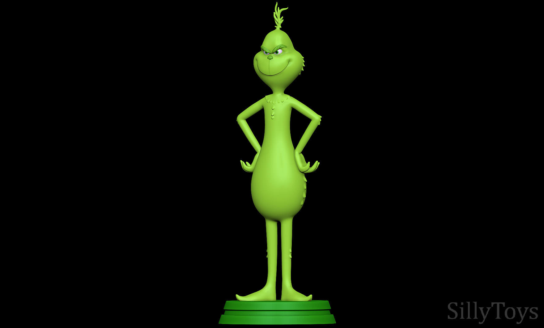 Grinch - 3D Model by SillyToys