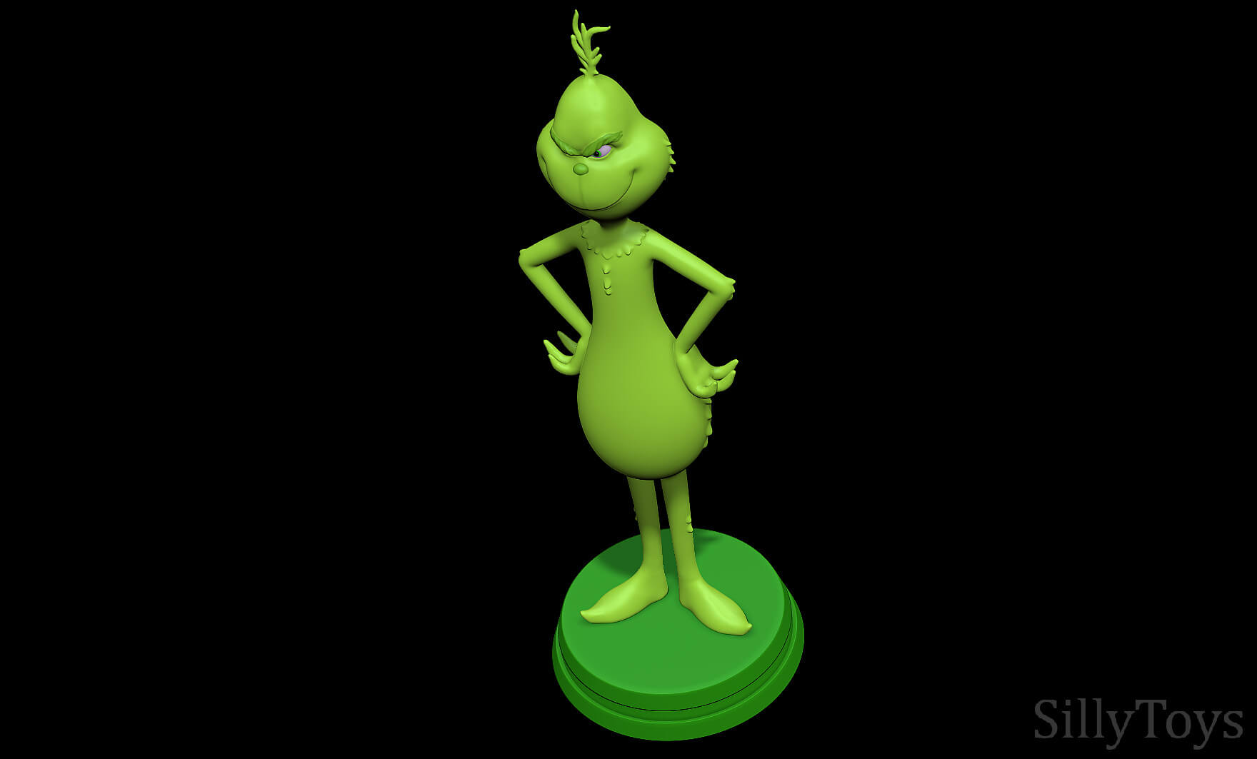 Grinch - 3D Model by SillyToys