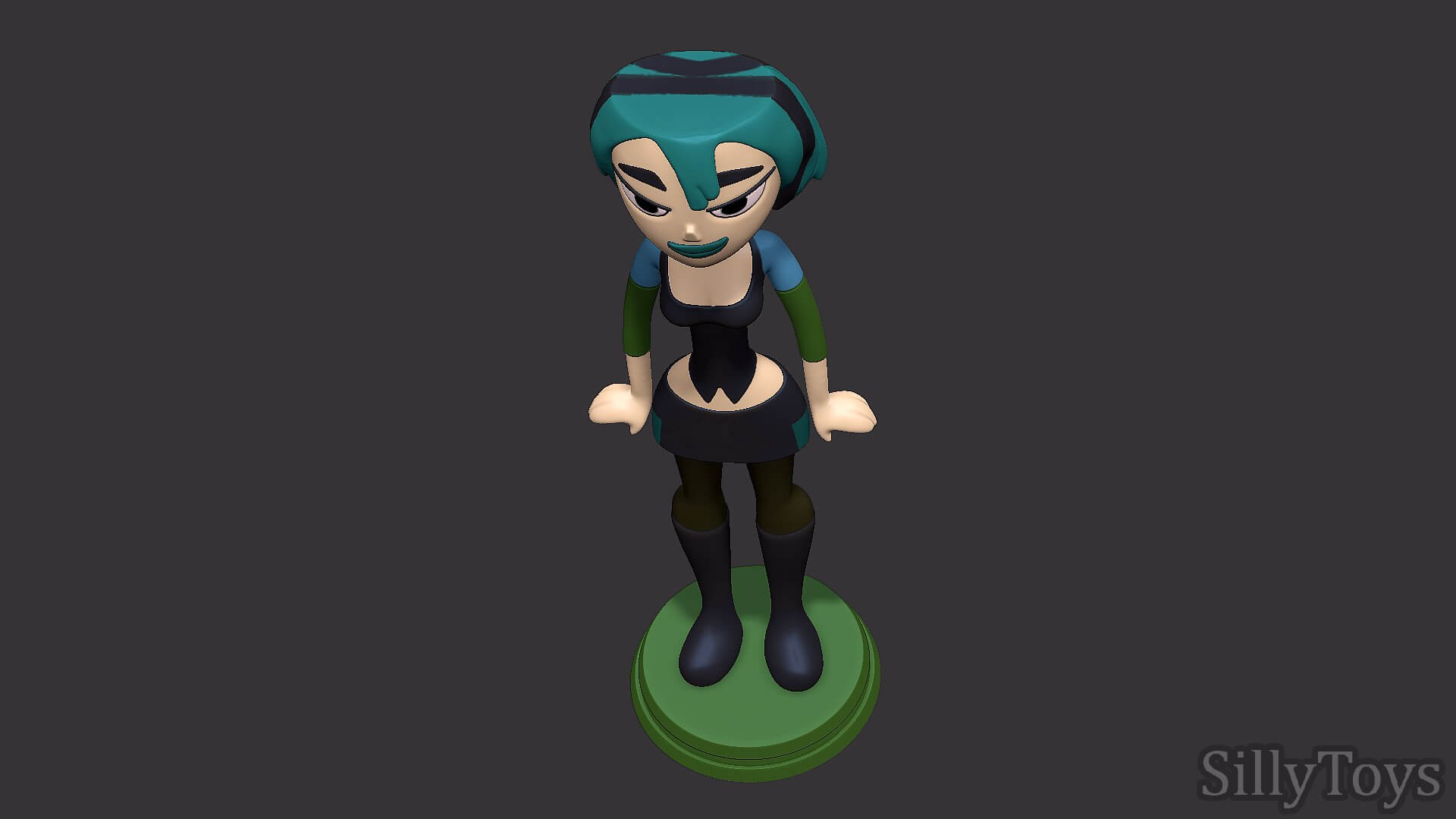 Gwen - Total Drama 3D Model by SillyToys