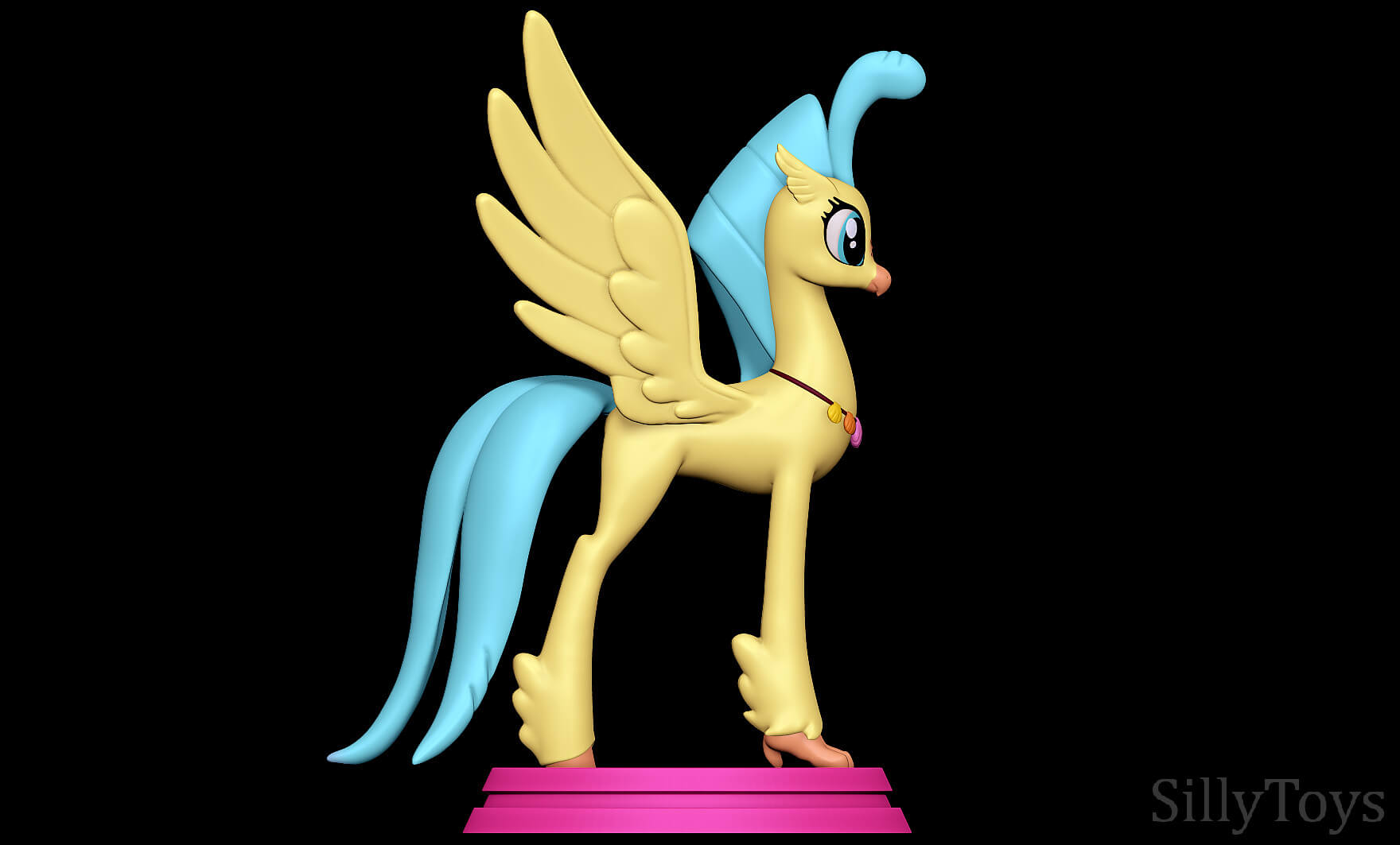 Hippogriff Skystar - My Little Pony 3D Model by SillyToys