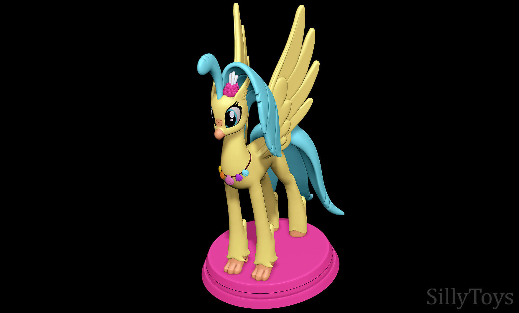Hippogriff Skystar - My Little Pony 3D Model by SillyToys