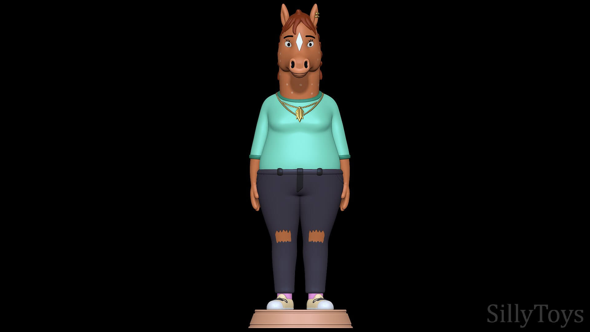 Hollyhock - Bojack Horseman 3D Model by SillyToys
