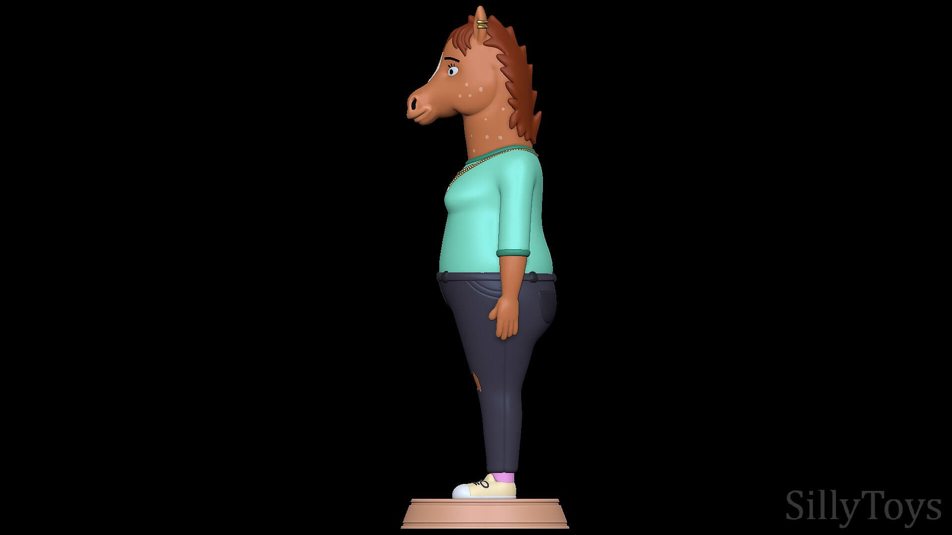 Hollyhock - Bojack Horseman 3D Model by SillyToys