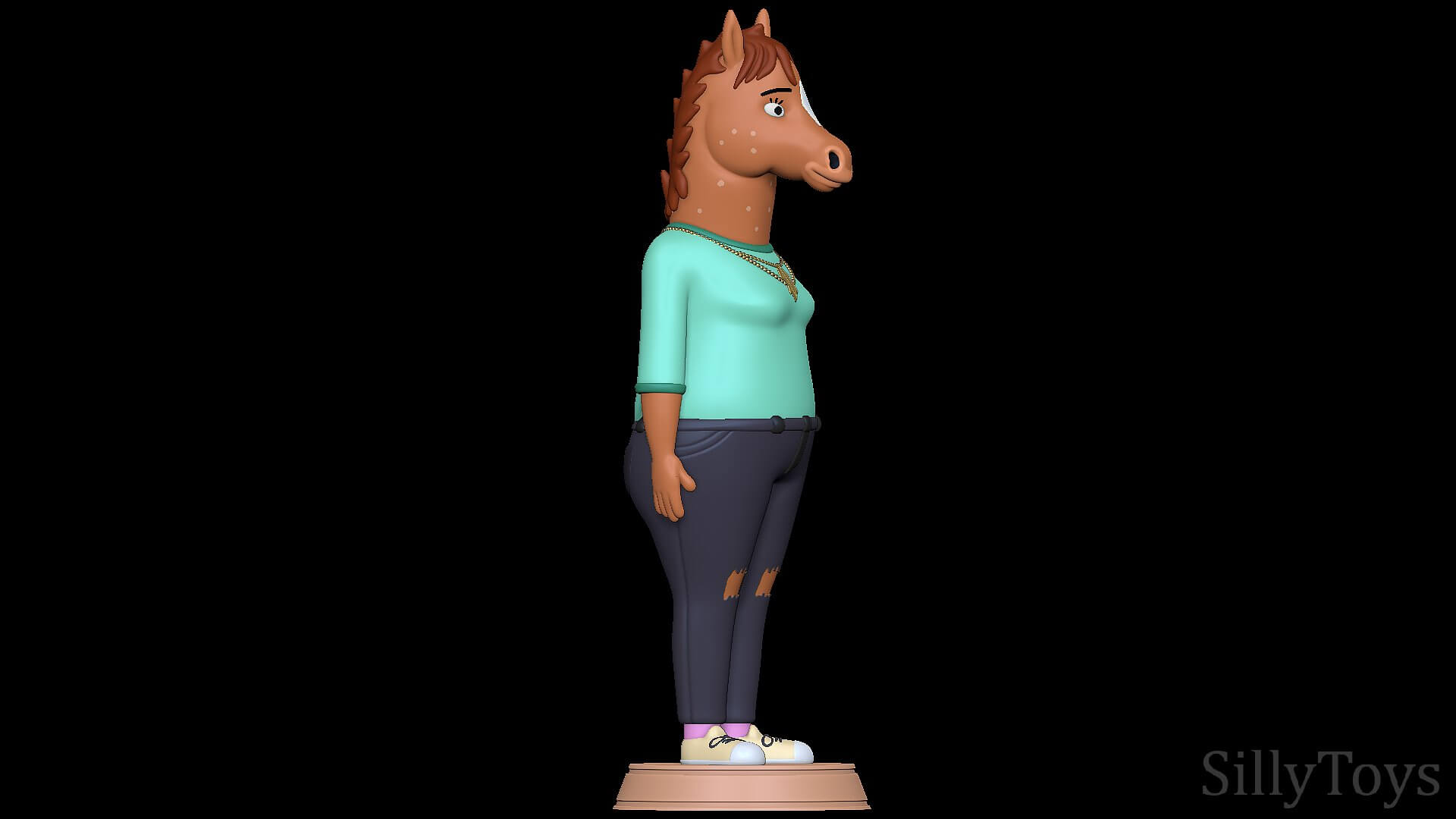 Hollyhock - Bojack Horseman 3D Model by SillyToys