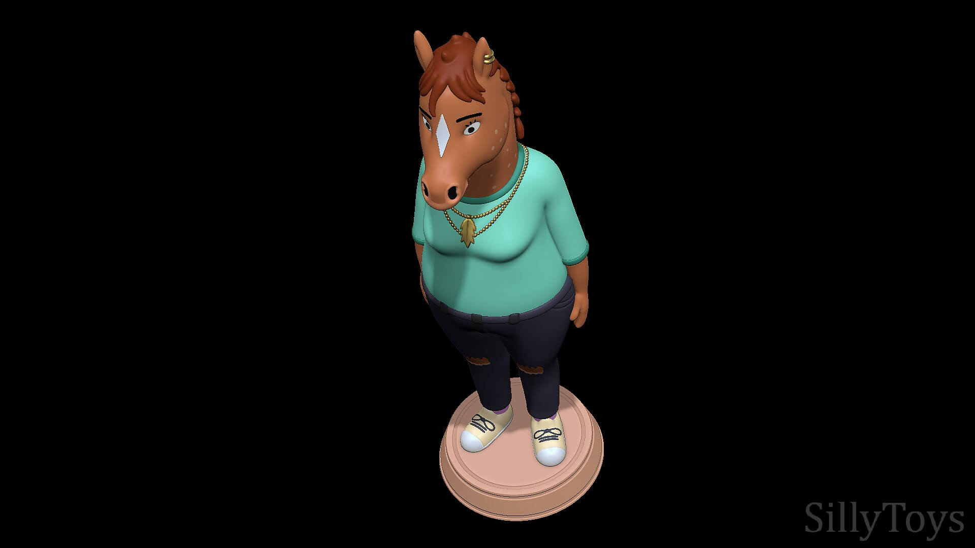 Hollyhock - Bojack Horseman 3D Model by SillyToys